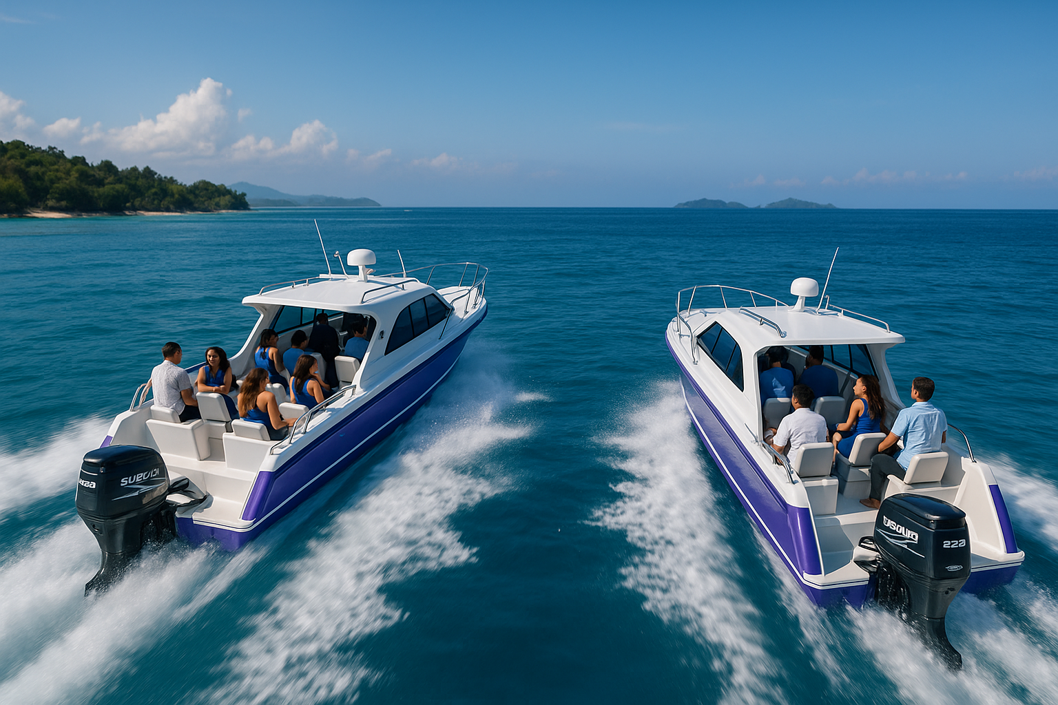 Private Speed Boat from Gili Trawangan to Senggigi & Hotel Transfer ...